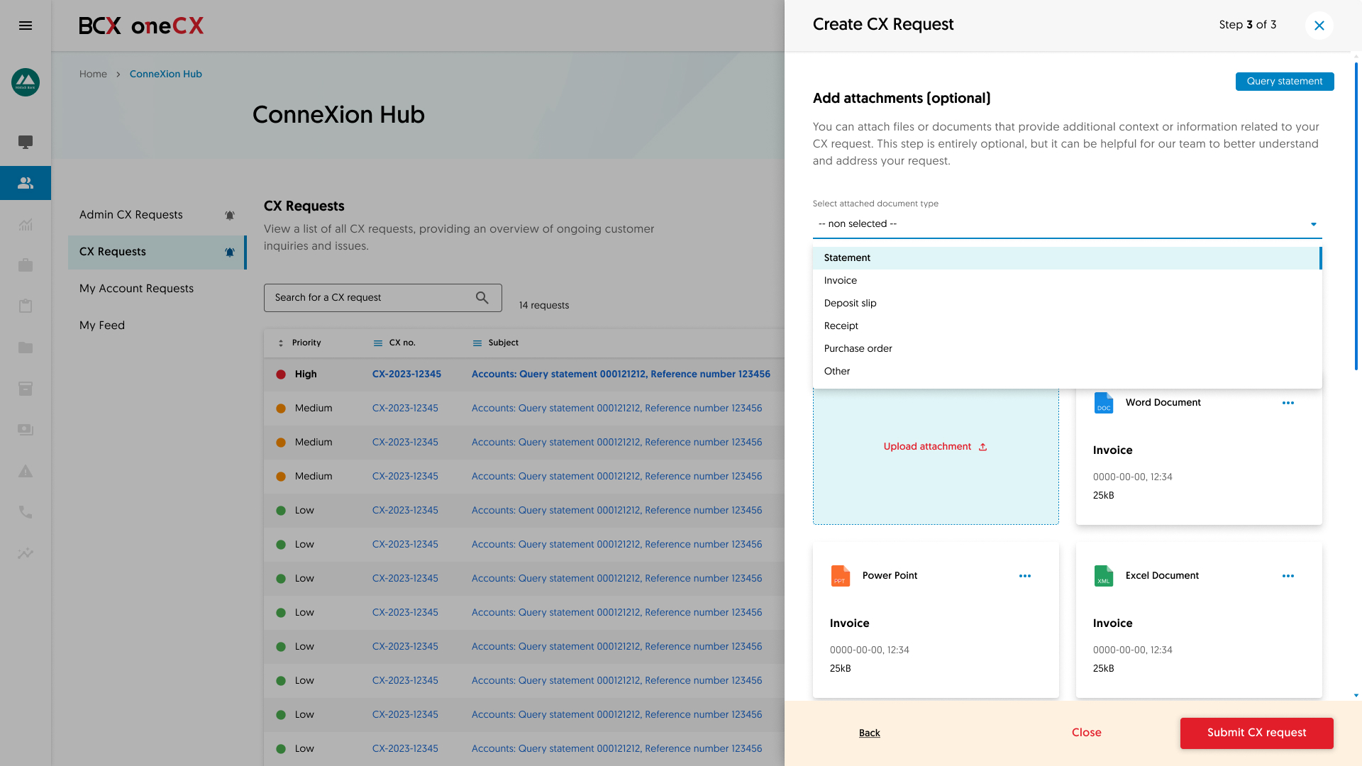 Project - BCX OneCX Engagement Hub